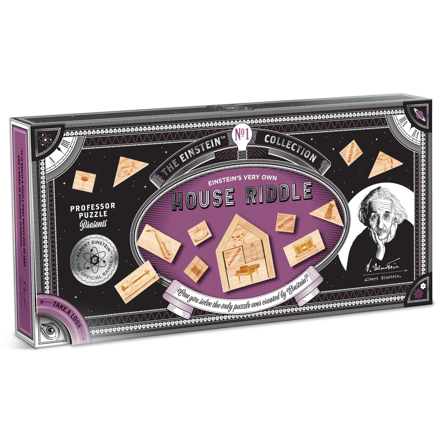 Einstein Wood House Riddle Puzzle By Professor Puzzle - STEM Education Toys